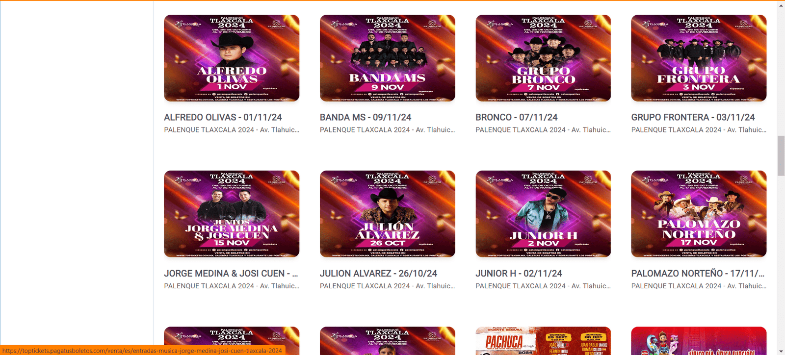 •ᐉ【Toptickets [Boletos Palenque Feria Tlaxcala] 2025】 » ViveTlaxcala